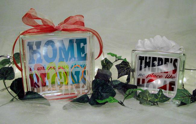 DIY Glass Block Decorations – Tip Junkie